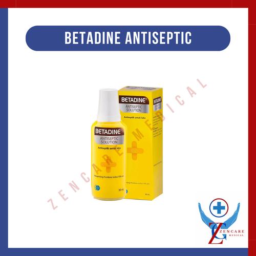 Jual Betadine Antiseptic Solution / Obat Luka Luar Anti Infeksi - 60 ML ...