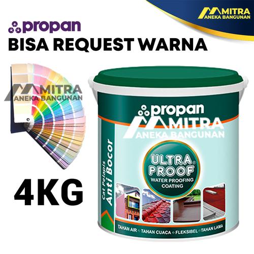 Jual CAT TEMBOK WATERPROOF ULTRAPROOF PROPAN 4 KG / CUSTOM WARNA ...