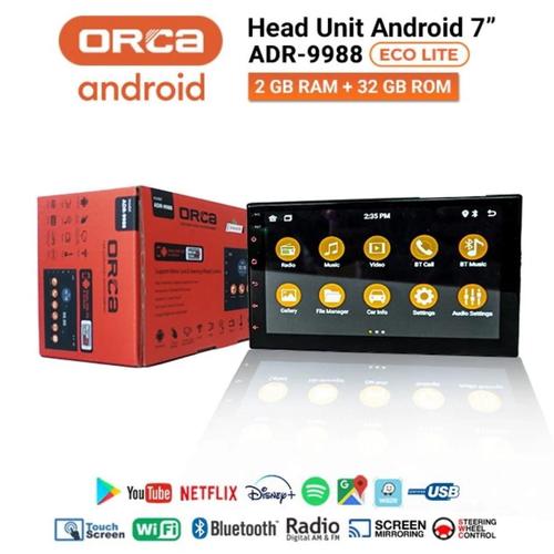 Jual Head Unit Android Orca ADR-9988 Eco series 7inch - Dinasti Audio ...