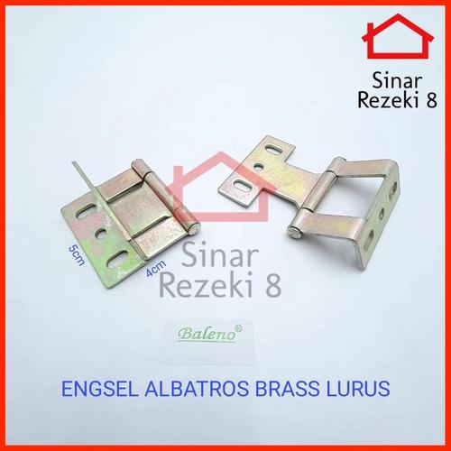 Jual Engsel Pintu Lemari Kabinet Brass Lurus L Baleno Box Peti Hinge ...