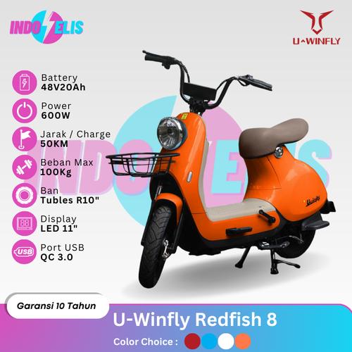 Jual Uwinfly RF8 Redfish 8 Sepeda Listrik 600W 48V20Ah Garansi 10Th RF6 ...