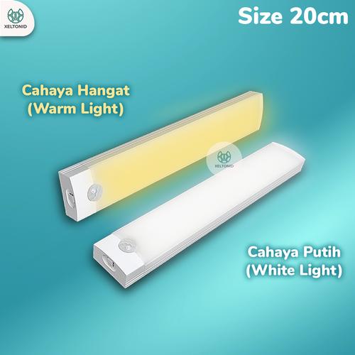Promo Lampu Tempel Magnetic LED Sensor Gerak Lampu Dinding Lemari ...