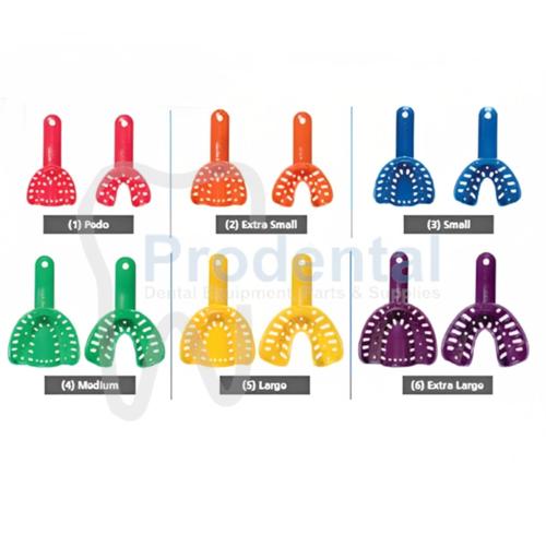 Jual Dental sendok cetak plastik gigi palsu tray plastic impression ...