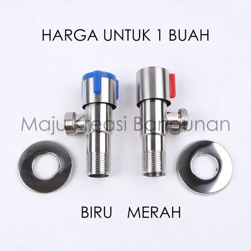 Jual Stop Kran Kloset 1 Cabang Single Stainless 304 Jet Shower SUS304 ...
