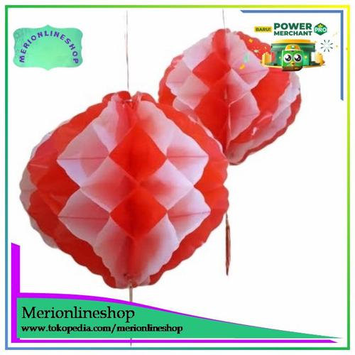 Jual Lampion Outdoor Merah Putih Dekorasi Pawai 17 Agustus Lampion ...