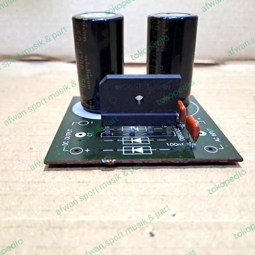 Jual kit Power Supply Simetris Amplifier 2 X Elco 4700 uf / 50 Volt ...