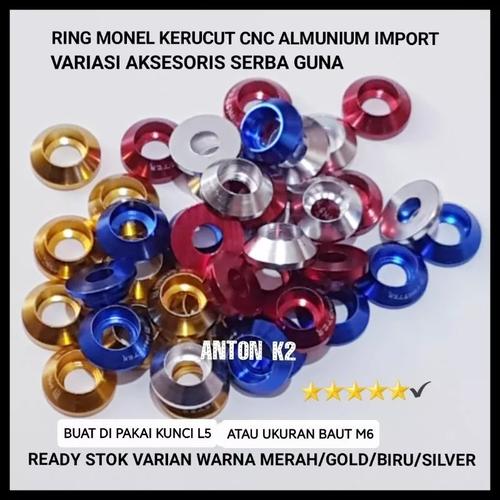 Jual RING MONEL BAUT BODI MOTOR SERBA GUNA/RING BAUT L5 UKURAN BAUT 10 ...