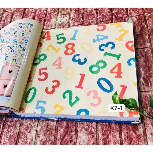 Jual WALLPAPER DINDING ANAK ANGKA WARNA WARNI TULISAN KID STORY - K7-1 ...