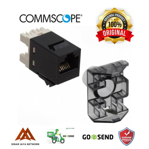 Jual Amp Commscope Rj45 Modular Jack Cat6 Black - Jakarta Utara ...