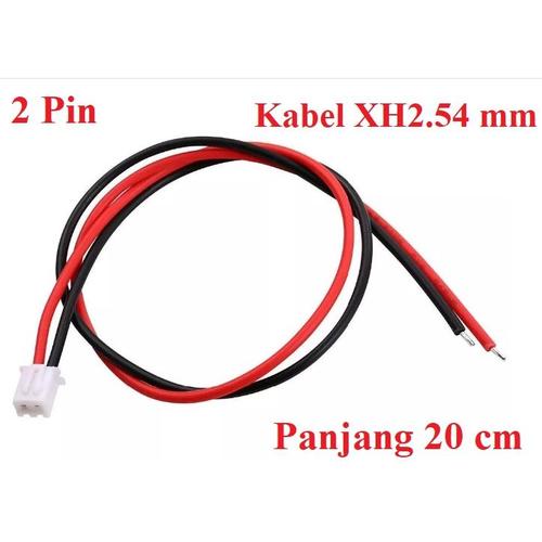 Jual Kabel soket Connector Socket Konektor Female 2 pin 2pin JST XH2.54 ...