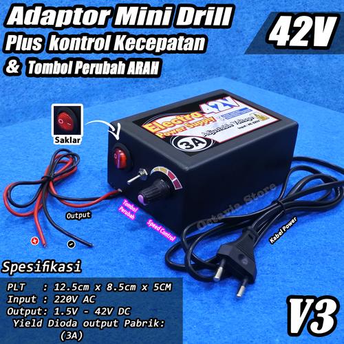 Jual Adaptor 42V plus pengatur kecepatan dan perubah arah - 42V PER(New)-V2 - Kab. Lamongan ...
