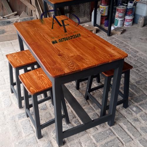 Jual Meja Makan Meja Resto Meja Bakso - coklt kki hitam - Kota ...