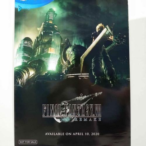 Jual Final Fantasy 7 Remake Official Poster Square Enix - Jakarta Pusat ...
