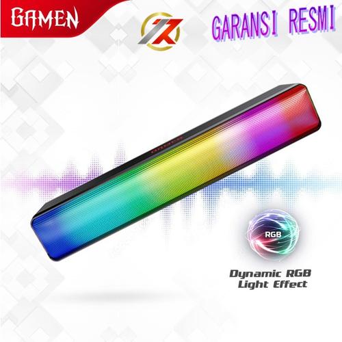 Jual GAMEN GS8 RGB Multimedia Speaker Gaming Soundbar - Kota Makassar ...