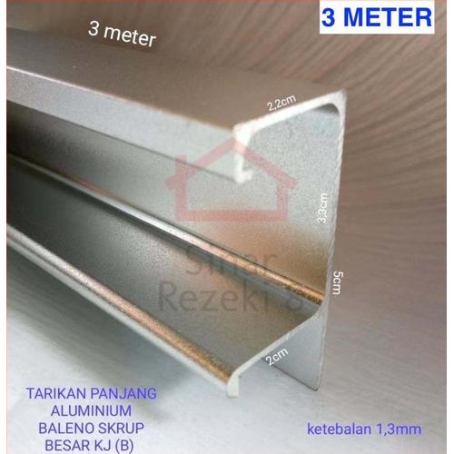Jual Tarikan Panjang KJ Profil Aluminium Frame Handle Lemari Kitchen ...
