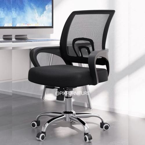 Promo KURSI KANTOR BANGKU STAFF OFFICE CHAIR MESH KURSI KERJA MINIMALIS ...