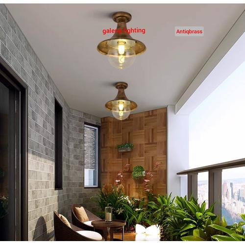 Jual Lampu plafon klasik outdoor waterproof teras/villa/cafe tipe 81038 ...