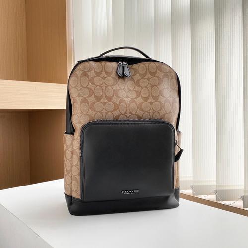 Jual Graham Backpack In Signature Canvas - Khaki Black - Kota Bandung ...