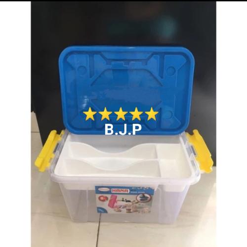 Jual Container Box Serbaguna Hana + Tray 8 Liter / Kotak Multifungsi ...