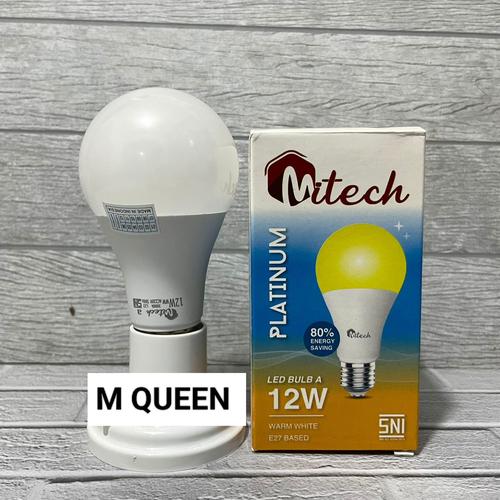 Jual MITECH PLATINUM LAMPU LED A BULB 12W 12 WATT SNI BERGARANSI ...