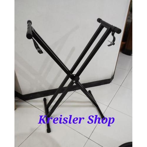 Jual stand keyboard double kaki keyboard tiang dobel Stand keyboard ...