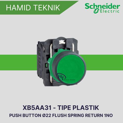 Jual Push button Flush Ø22 XB5-AA31 Hijau Schneider - Jakarta Barat ...