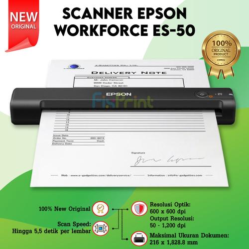 Jual Scanner Epson ES50 ES-50 Scanner Portable Pengganti DS30 - Kota ...