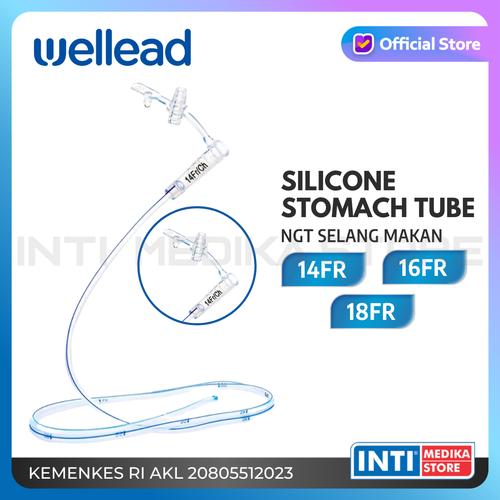Jual WELL LEAD - Silicone Stomach Tube | NGT Selang Makan SIlikon 14 16 ...