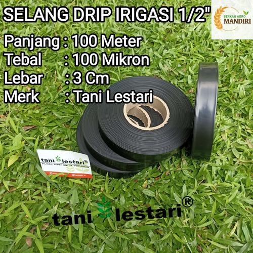 Jual SELANG DRIP IRIGASI 1/2" 100 METER 100 MIKRON TANI LESTARI - Kab ...