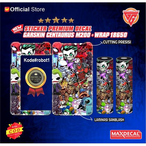 Jual Garskin Inner Centaurus M200 Skin Wrap 18650 Sticker Premium Robot ...