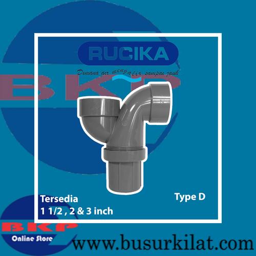 Promo P Trap Pvc Rucika uk 1 1/2 s.d 3 inch Type D / P- trap Rucika - 2 ...