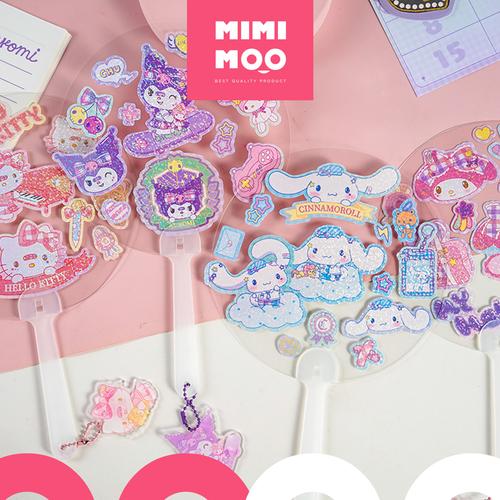 Jual DIY Kipas Mini Cute Fan Sticker Cinnamoroll Kuromi My Melody - My ...