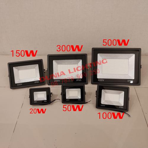 Jual Lampu sorot LED JM888 20 50 100 150 300 500 W Watt flood light ...