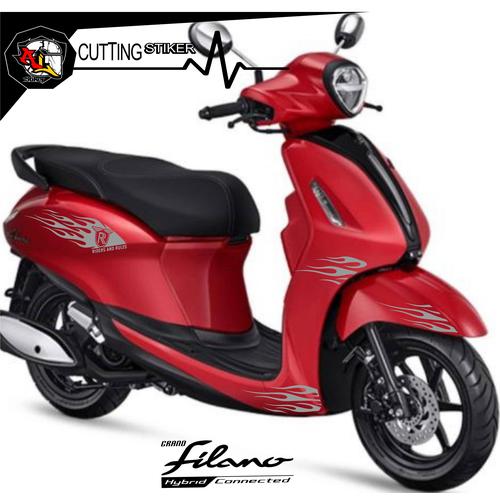 Jual STICKER CUTTING GRAND FILANO/STIKER FILANO MOTIF API/STIKER MOTOR ...
