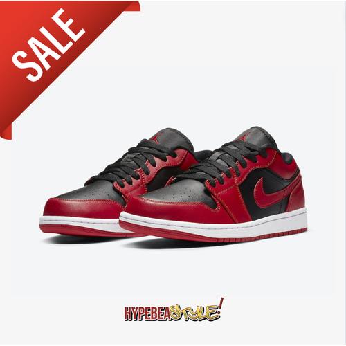Promo SEPATU AIR JORDAN 1 LOW REVERSE BRED GS 553560 606 ORIGINAL ...