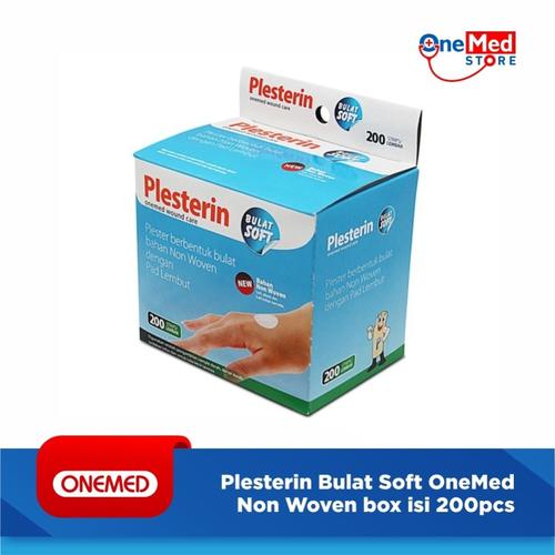 Jual Plesterin Bulat Soft OneMed Non Woven box isi 200pcs - Kota Metro ...