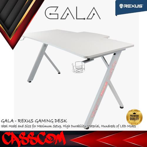 Jual Rexus Gala RXD-140 RGB LED Gaming Desk Carbon Waterproof Meja ...