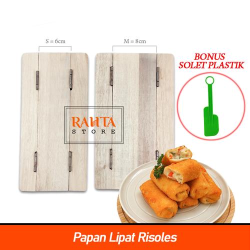Jual KT84-PAPAN LIPAT RISOL BONUS SOLET PLASTIK/CETAKAN RISOLES/ALAT ...