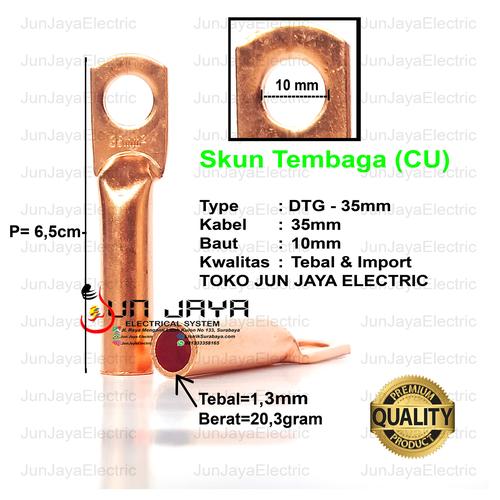 Jual Skun Tembaga type DTG 35mm ( Scun Kabel CU 35 ) import - Biasa - Kota Surabaya - Jun Jaya ...