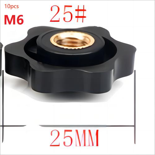Jual 10pcs Baut Kepala Handle Knob M6 / M8 Knob Mur Bintang Knob Star ...