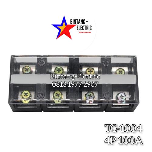 Jual Terminal Block / Terminal Blok / TB Tipe TC-1004 100A 4P - Jakarta ...