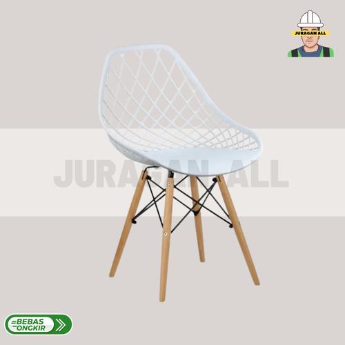 Jual KURSI CAFE JARING - PUTIH/KURSI MILENIAL/KURSI AESTHETIC/KURSI ...
