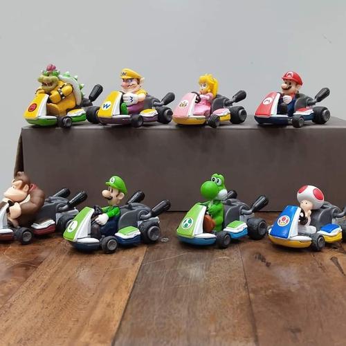 Jual Mainan action figure mario kart Princess peach mario luigi donkey ...