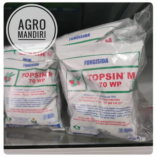 Jual Topsin-M 70WP 100 gram Fungisida Kontak & Sistemik Basmi Bercak ...