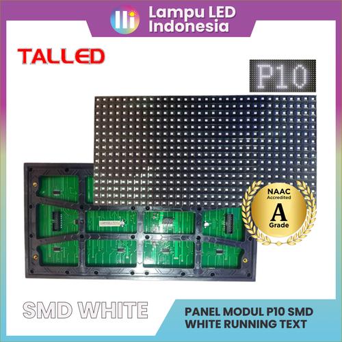 Promo PANEL MODULE MODUL LED P10 RUNNING TEXT SMD PUTIH WHITE OUTDOOR ...