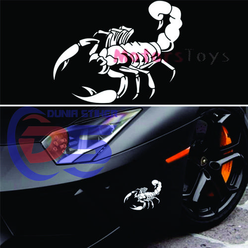 Jual sticker stiker kalajengking sticker scorpion cutting sticker ...