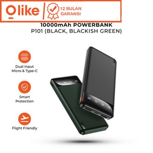 Jual Olike Powerbank 10000mah P101 Power Bank Dual Input Type C & Micro ...