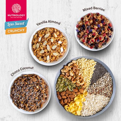 Promo Granola LESS SWEET 400 gr Nutriology Sereal Makanan Diet Sehat ...