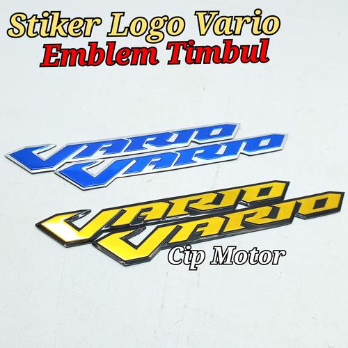 Jual Stiker Logo Vario Emblem Vario Timbul - Biru - Kota Tangerang ...