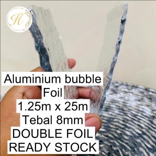 Jual ALUMINIUM FOIL BUBBLE DOUBLE PEREDAM PANAS INSULASI ATAP - Tebal 8mm - Jakarta Pusat ...